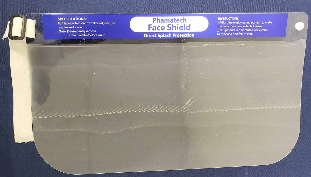 10 Pack Face Shields with 10 Bands and 10 Sponges for Man and Women to