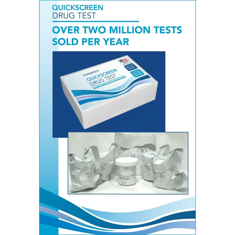 (25 Pack) 14 Panel QuickScreen Urine Drug Cup - 9422Z